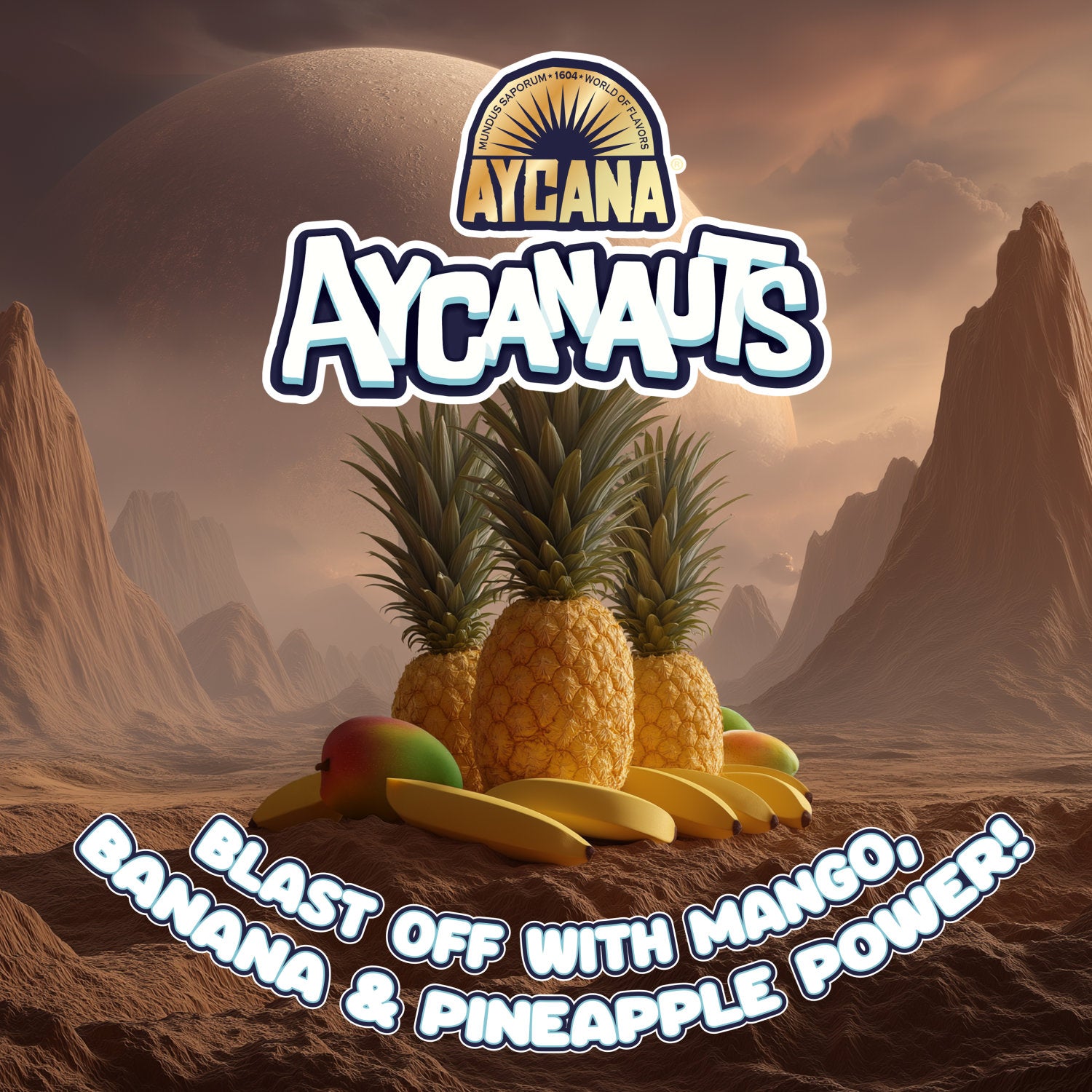 AYCANAUTS Galactic Gold Fruit Variety Box, 12 Snack Packs — 0.6 oz Eac ...